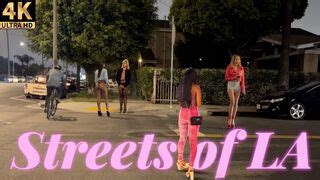 The Streets Of LA At Night Part 2 Hookers Wearing Nothing Are Everywhere