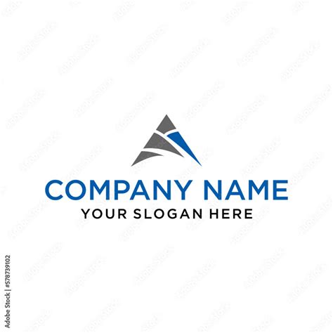 The Creative Design Lines The A Or TI Triangle Shape And The Triangle Logo With The Letter