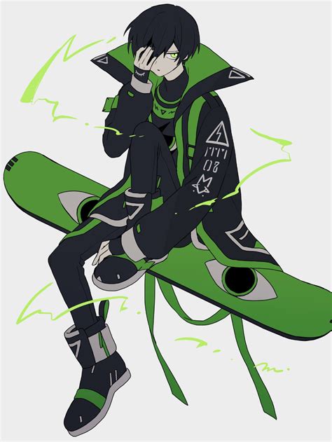 Female Anime Characters With Green Hair ~ Hadziqah Khairunnisa