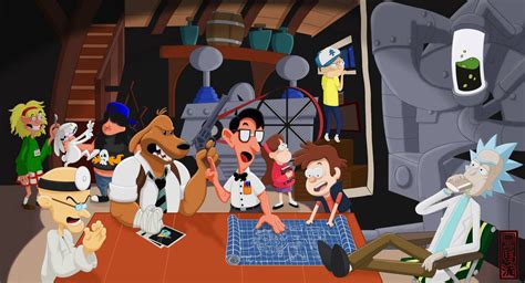 Multiverse Crossover 2 By Hiswa On Deviantart Day Of The Tentacle