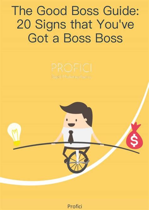 The Good Boss Guide Profici