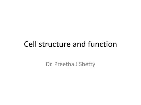 Pdf Cell Structure And Function Dokumen Tips