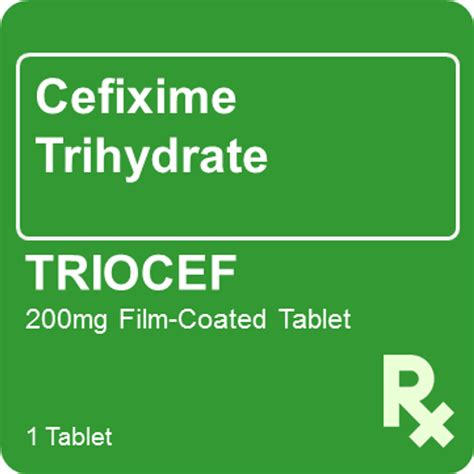 Triocef 200mg 1 Tablet St Joseph Drug Online Store