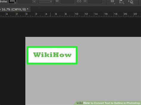 How To Convert Text To Outline In Photoshop 10 Steps