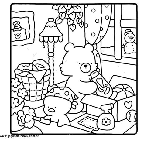 Cozy Days 41 Page Coloring Book By Cocowyo Digital Printable