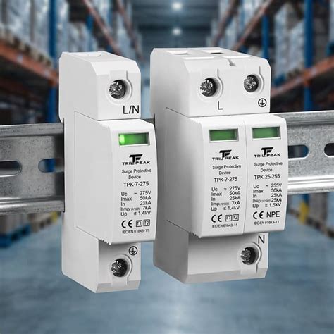 Single Phase Surge Protector 120v230v Spd Trilpeak