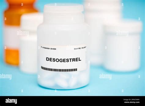 A Progestin Only Birth Control Pill Used To Prevent Pregnancy Stock