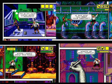 Screenshots Of Comix Zone Sega Technical Institute 1995 Download