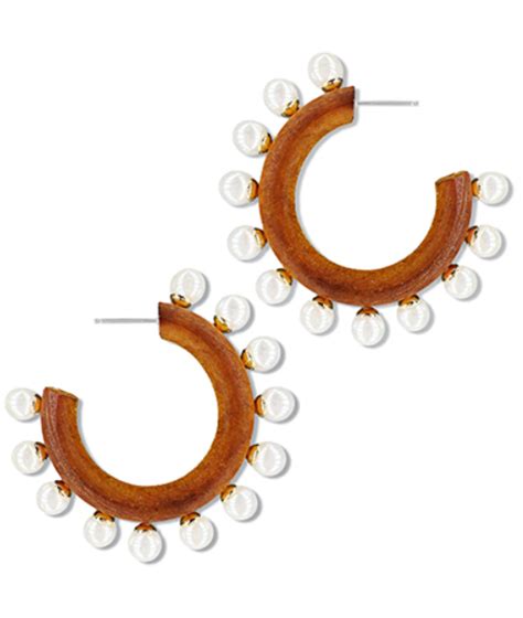 Studded Ball And Wood Hoops Laughton And Co