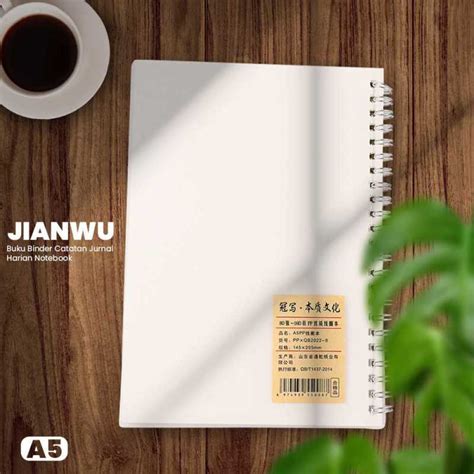 Jual Glo Jianwu Buku Binder Catatan Jurnal Harian Notebook Ukuran A5