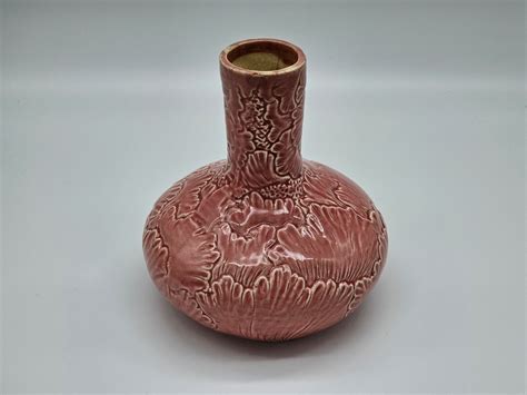 Vintage Pink Vase Made In Japan Etsy