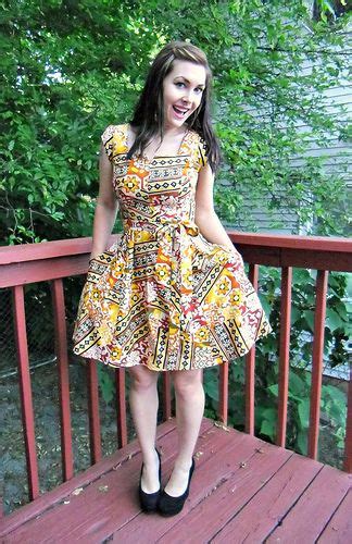 Completed A Totally Tubular Simplicity 1803 Retro Dress Sewing