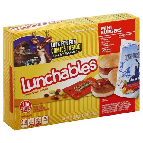 Lunchables Lunch Combinations Mini Burgers Publix Super Markets