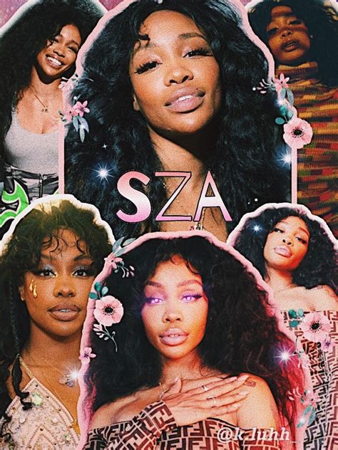 Created By K Luhh Sza Singer Art Collage Picsart Rapper Wallpaper