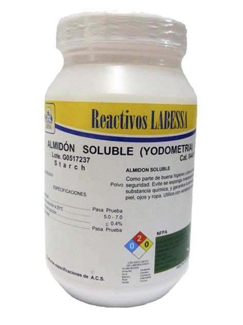 ALMIDON SOLUBLE G A C S REACTIVOS