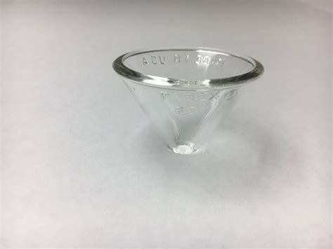 Vintage Pyrex Stemless Clear Glass Funnel 60d Made In The Etsy