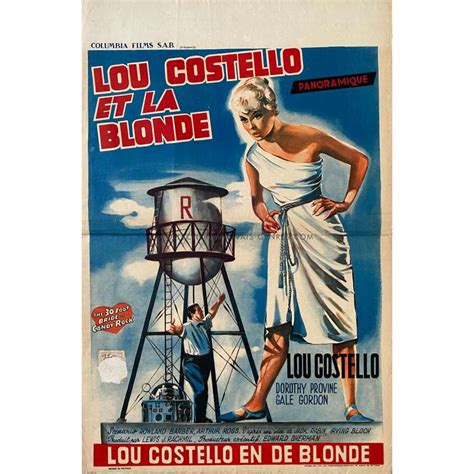 The 30 Foot Bride Of Candy Rock Movie Poster 14x21 In 1959 Belgium