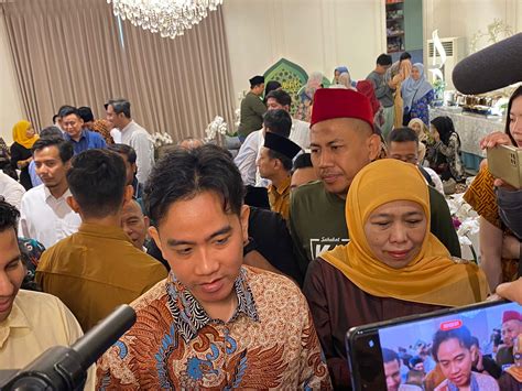 Berkunjung Ke Rumah Khofifah Gibran Giliran Saya Dukung Khofifah Emil