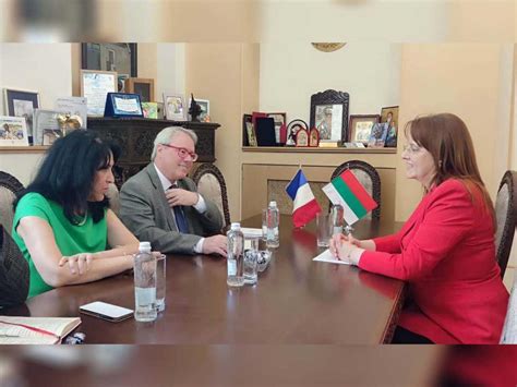 Областният управител прие новия посланика на Франция Н Пр Жоел Мейер