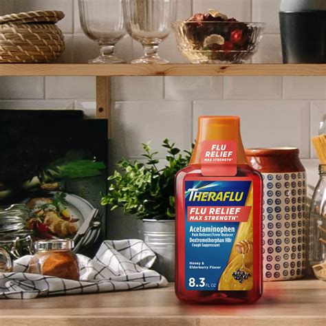 Theraflu Max Strength Daytime Flu Medicine For Flu Symptom Relief With