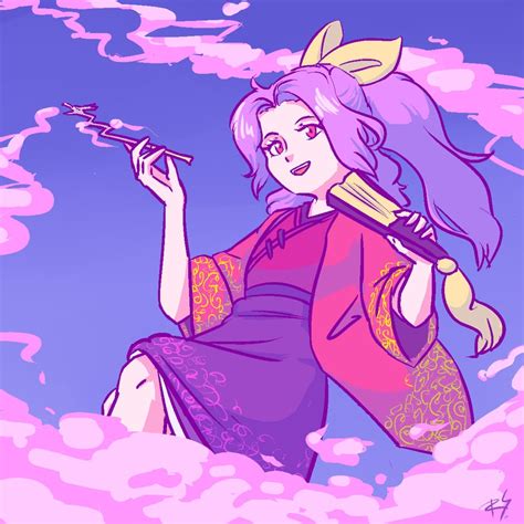 Komakusa Sannyo Touhou Drawn By Rayito Danbooru