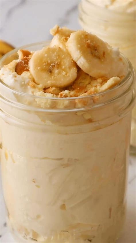 Best Banana Pudding In A Jar Banana Pudding Recipes Banana Dessert Recipes Banana Pudding