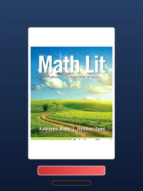 Verified Pdf Download Math Lit 1st Edition Almy Ebook And Testbank Bundle Full Version Pdf