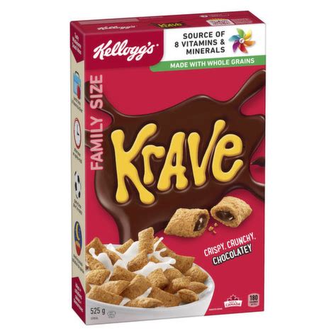 Kelloggs Krave Cereal Milk Chocolate