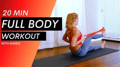 20 Minute Full Body Workout With Resistance Bands Youtube