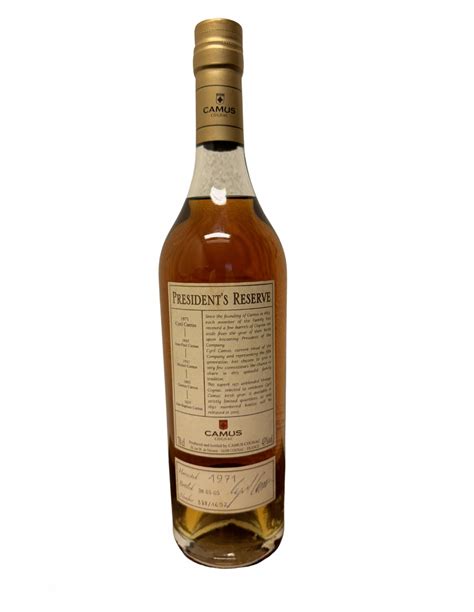 Camus Cognac Presidents Reserve Millesime Vintage 1971 Cabinet7