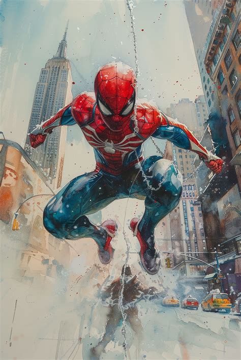 Swing Into Style With This Awesome Spiderman Wallpaper Easy Drawing