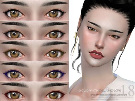 The Sims Resource S Club Wm Ts4 Eyelashes 201708