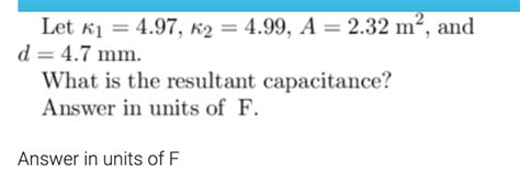 Solved A Parallel Plate Capacitor Has Capacitance C0 Plate