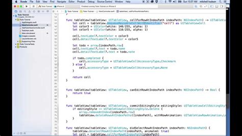 TableView Default Accessory Cell Tint Color YouTube