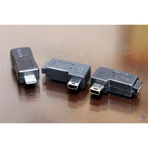 行車記錄器電源轉接頭micro Usb轉mini Usb Mini B轉micro B 母對公公對母 轉角90度l型 蝦皮購物