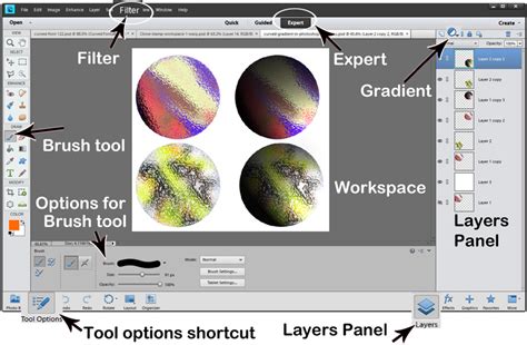 How To Make Curved Gradient In Photoshop Elements
