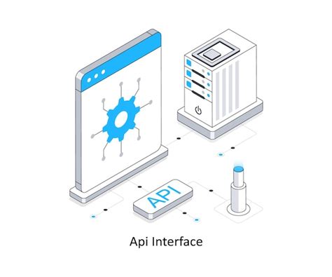 Premium Vector Api Interface Isometric Stock Illustration Eps 10 File