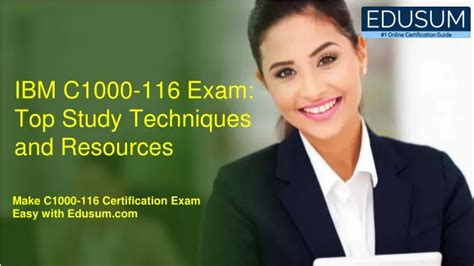 PPT IBM C1000 116 Exam Top Study Techniques And Resources PowerPoint