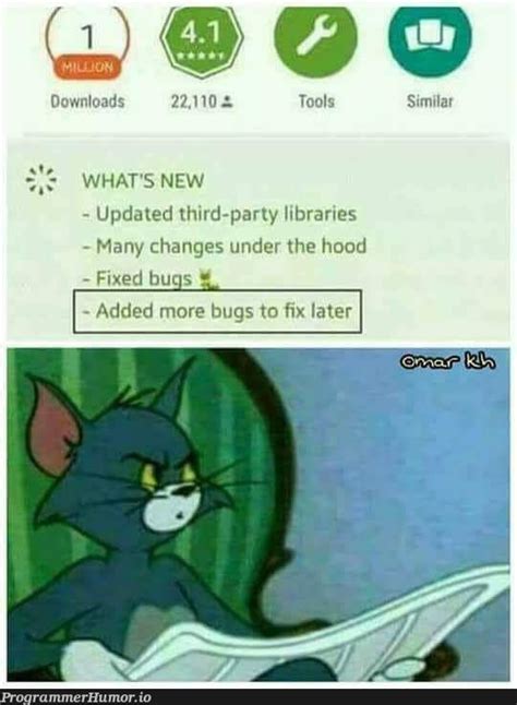 Mosttrueupdatelog ProgrammerHumor Io