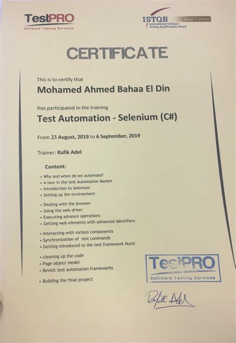 Mohamed El Kassas On Linkedin Testautomation Selenium