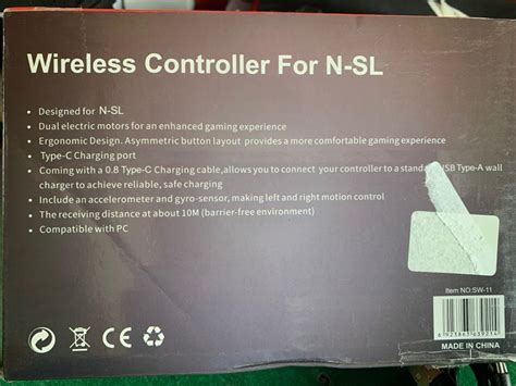 Wireless Controller For N Sl Video Gaming Gaming Accessories