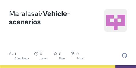 Github Maralasai Vehicle Scenarios