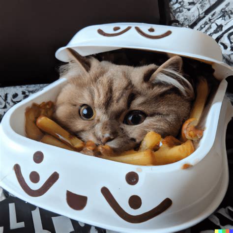Cat Inside A Poutine Rdalle2