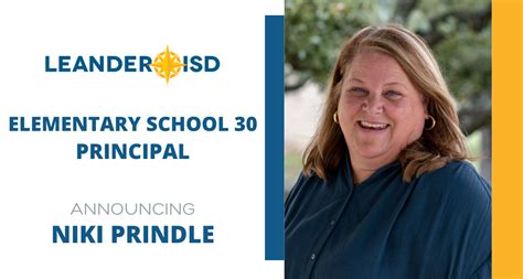 Announcing Niki Prindle As Lisd Elementary School 30 Principal