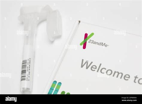 The Contents Of A 23andme Genetic Testing Kit As Seen On January 3
