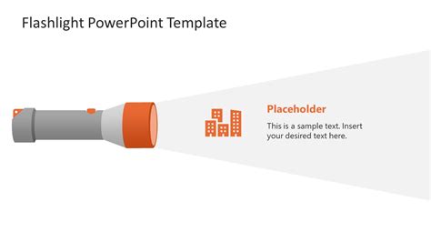 Flashlight Powerpoint Template And Presentation Slides