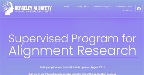 Supervised Program For Alignment Research Spar At Uc Berkeley Spring