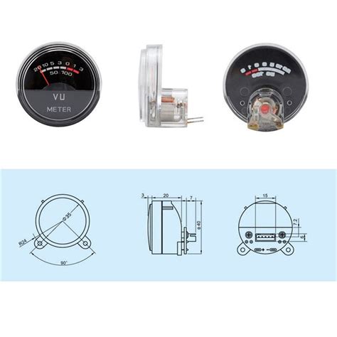High Precision Vu Meter Head Amplifier With Backli Vicedeal