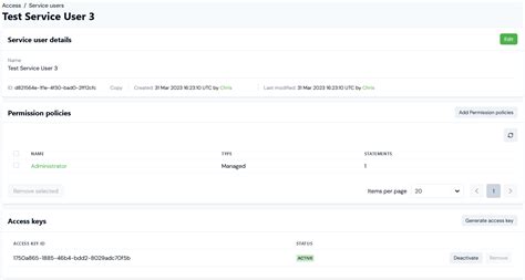 Creating And Configuring Service Users M3ter Documentation