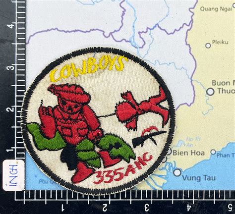 Patch Us Army Vietnam 335th Assault Helicopter Company Cowboys